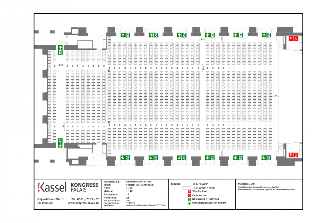 Location für Rockkonzerte, Popkonzerte, klassische Konzerte | Kongress Palais Kassel